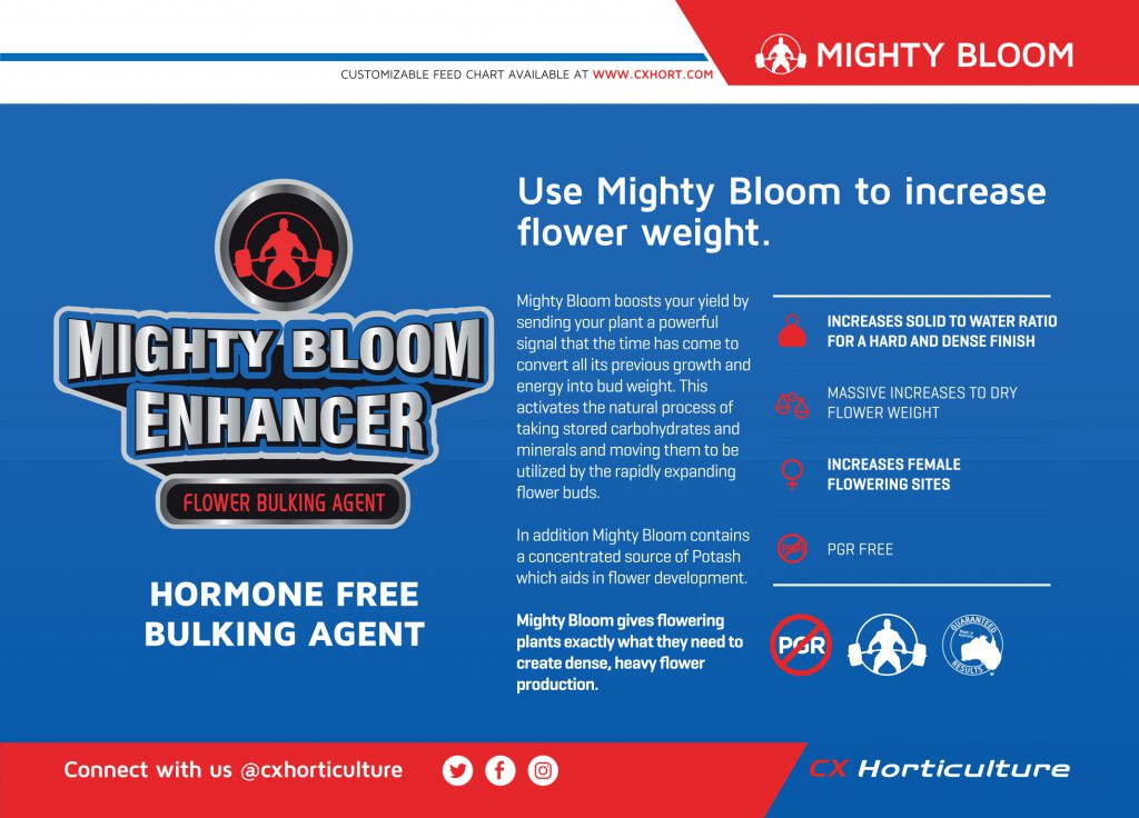 CX Horticulture Mighty Bloom Enhancer Flower Bulking - Web Hydroponics