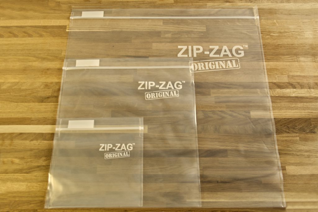 Zip Zag Bag Large 50 pack (1/2 lb) Smell Proof Reusable Bag