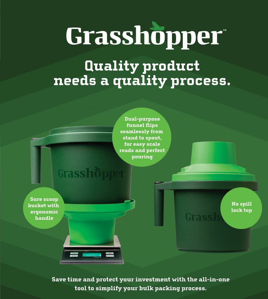 Grasshopper Supply Weighing Bucket and Funnel